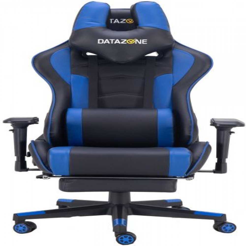 Gaming Chair With Back Cushion Neck And Footres